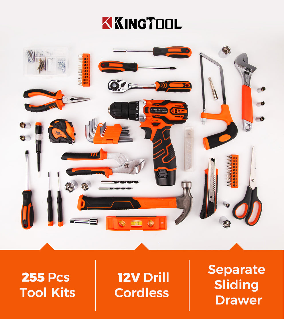 KingTool – Home Drill Set – All-in-One Tools