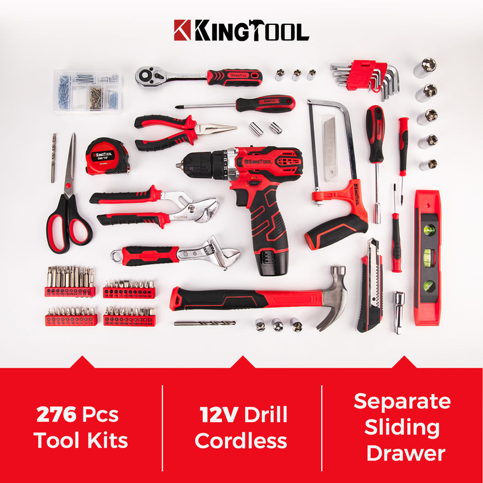 KingTool – Home Drill Set – All-in-One Tools